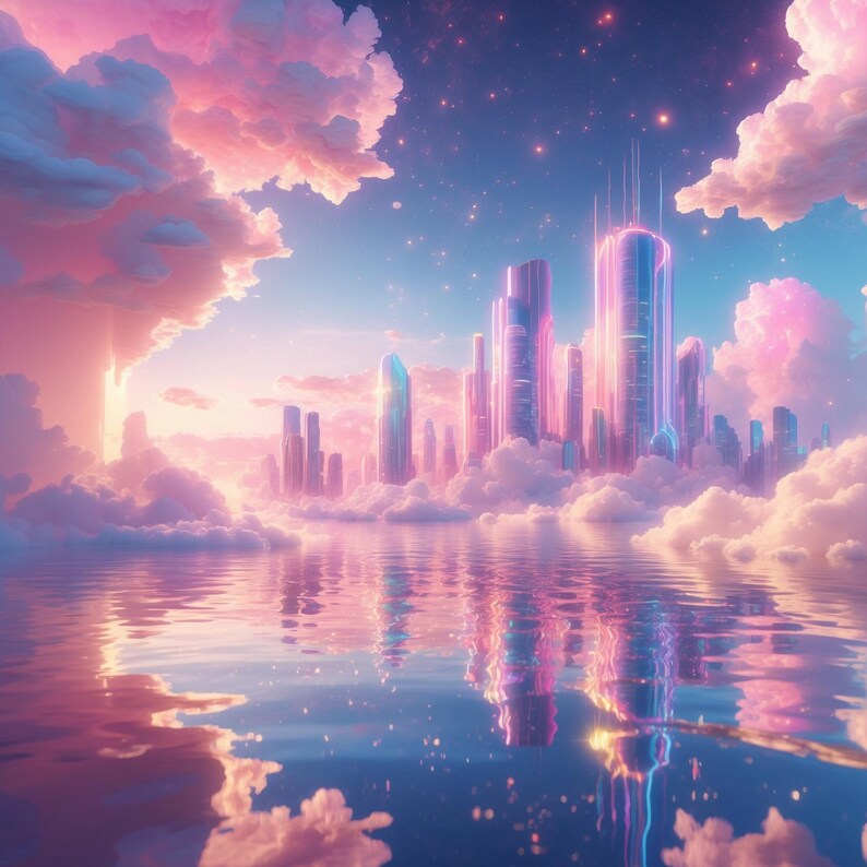 Ethereal Fantasy Art Pack – Surreal Dreamscape, Seamless Loop (digital ...