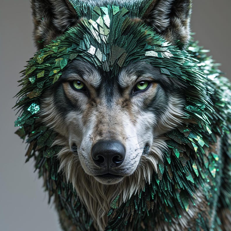 Alpha Wolves Art Mammal, Digital, Wall Murals, Gift Items, T-shirt ...