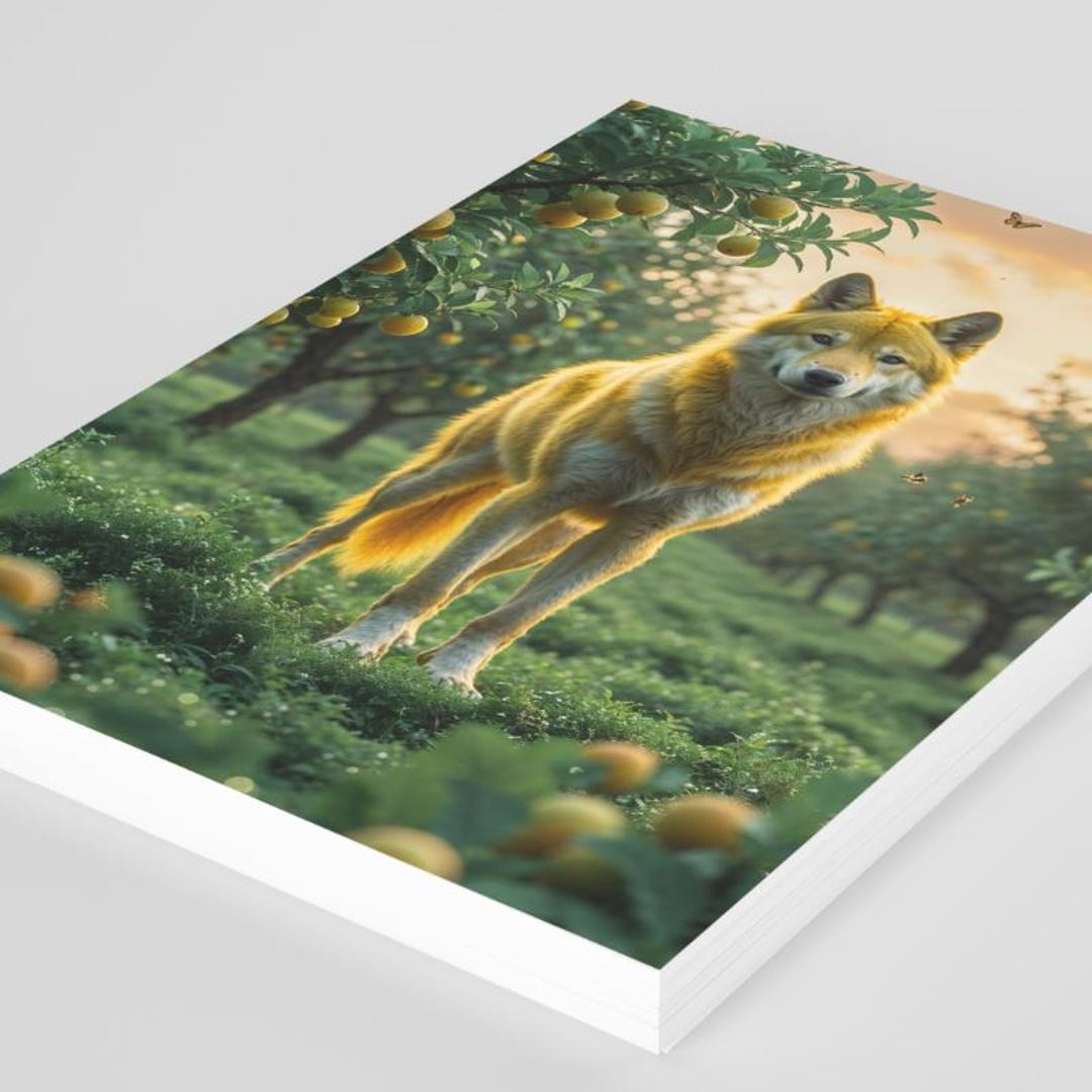 Ethereal Wolf PNG Bundle: Spring & Summer Landscape Art (digital ...