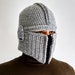 Mandolorian Helmet Star Wars Inspired Crochet Hat Mask Long Beanie ...