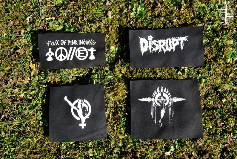SALE // 5 Punk/crust/political Patches punk Clothing/punk - Etsy