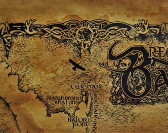 Fantasy Map of Ireland - Etsy