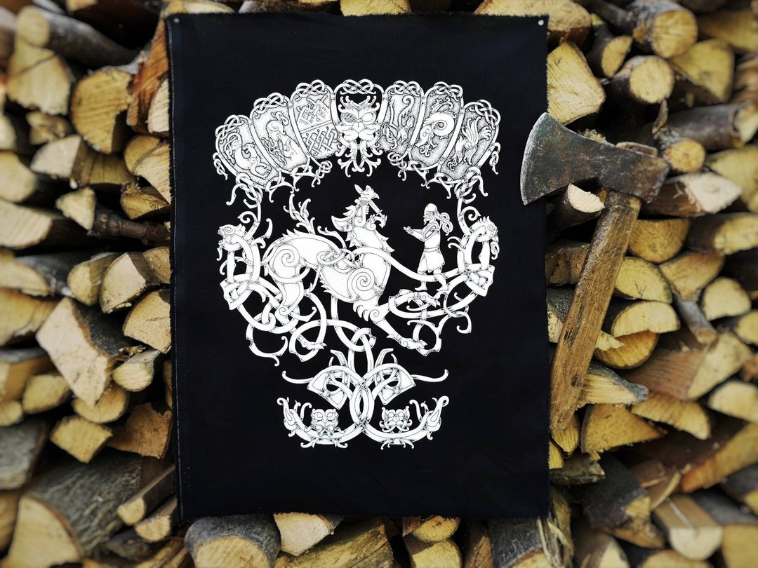 The Binding of Fenrir Backpatch viking Clothing/viking T-shirt/norse ...