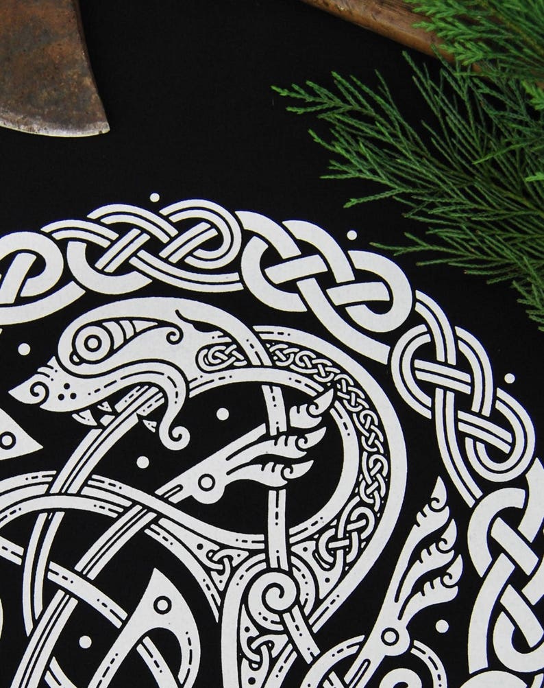 Faoilleach backpatch Viking clothing/Celtic clothing/Viking | Etsy