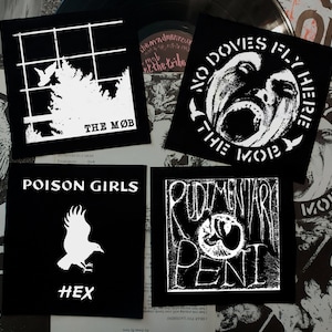SALE // 5 Punk/crust/political Patches (punk Clothing/punk Clothes ...