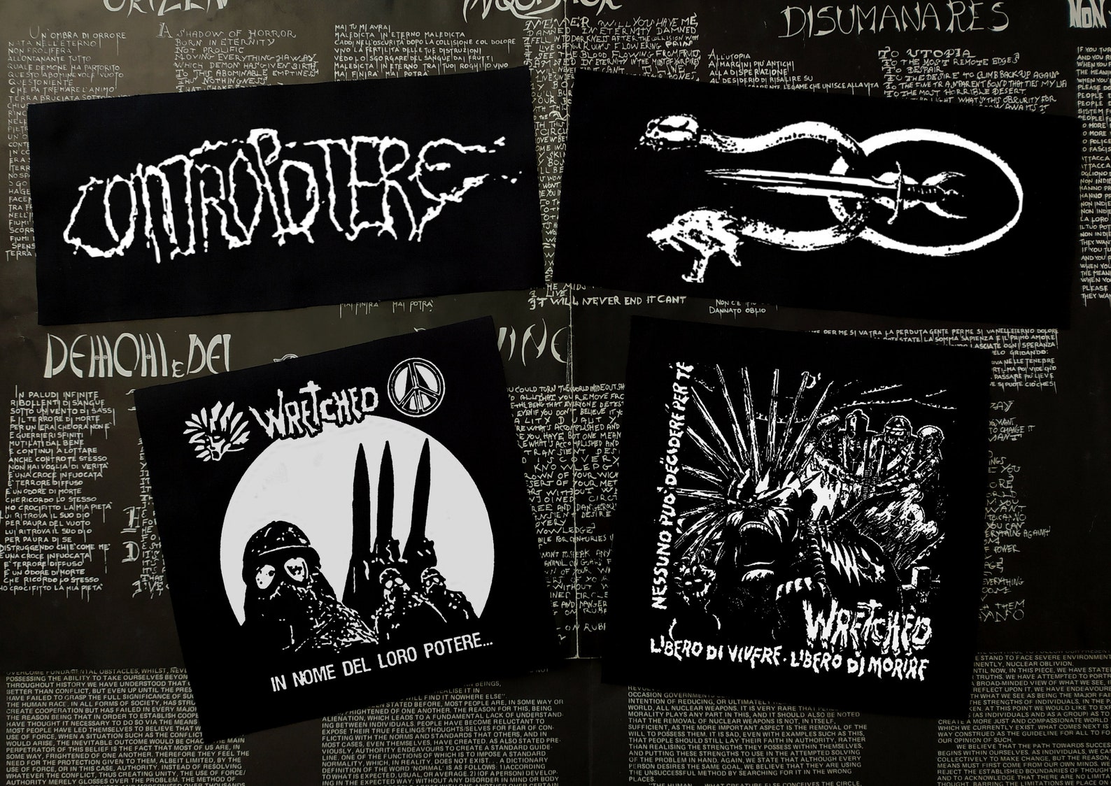 Hunters Will Be Hunted Backpatch punk Clothing/punk | Etsy