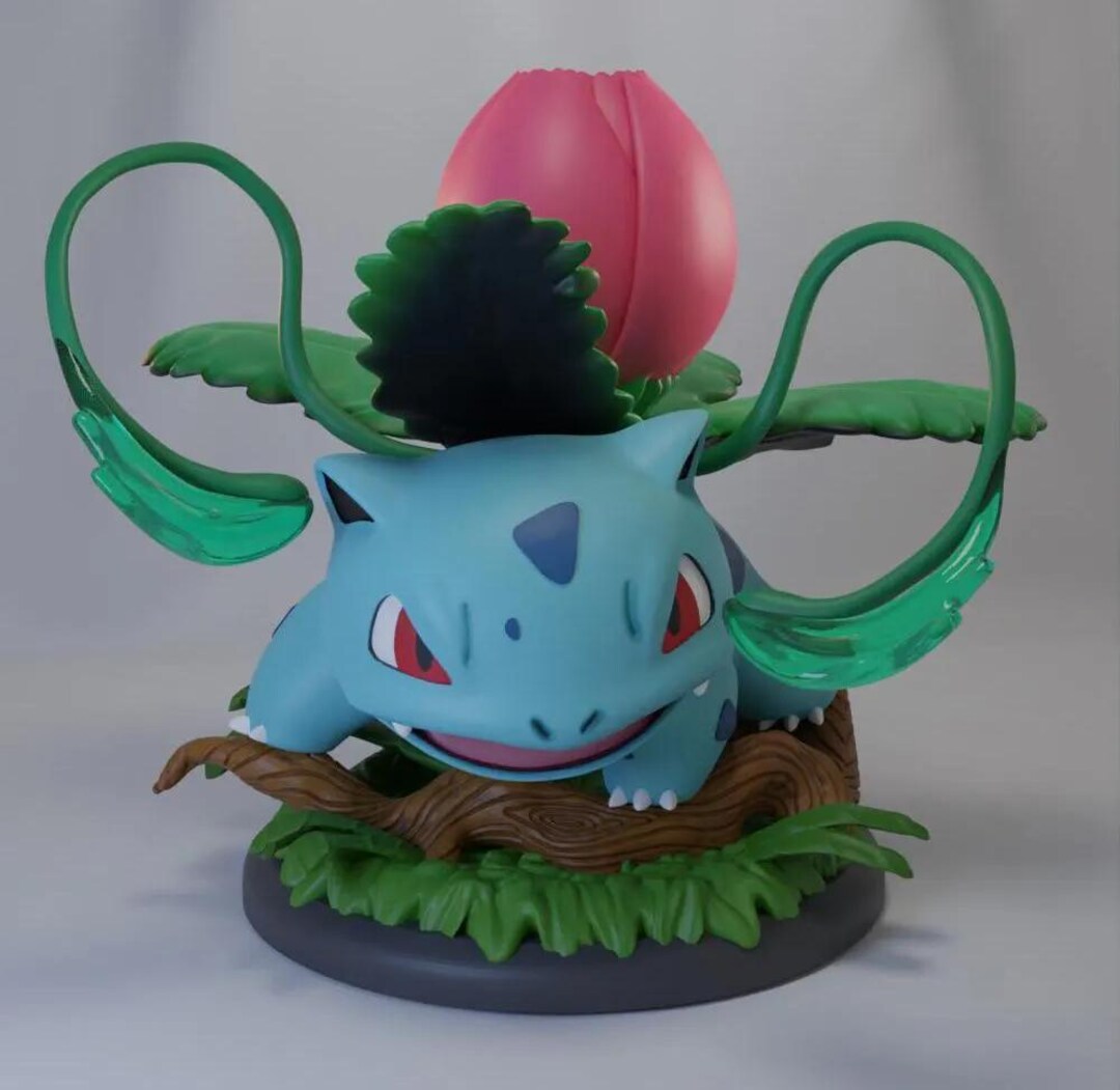 Bulbasaur Figurine STL File | 3D Printing Model (digital File) - Etsy
