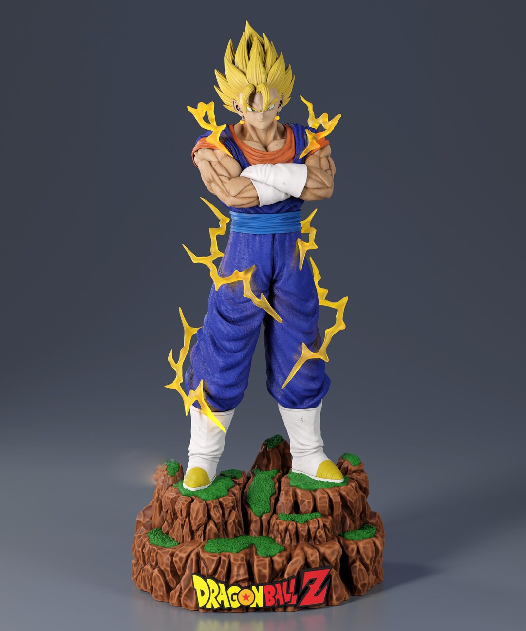 Dragon Ball Z Vegeta STL 3D Model | High-detail Digital File for 3D ...
