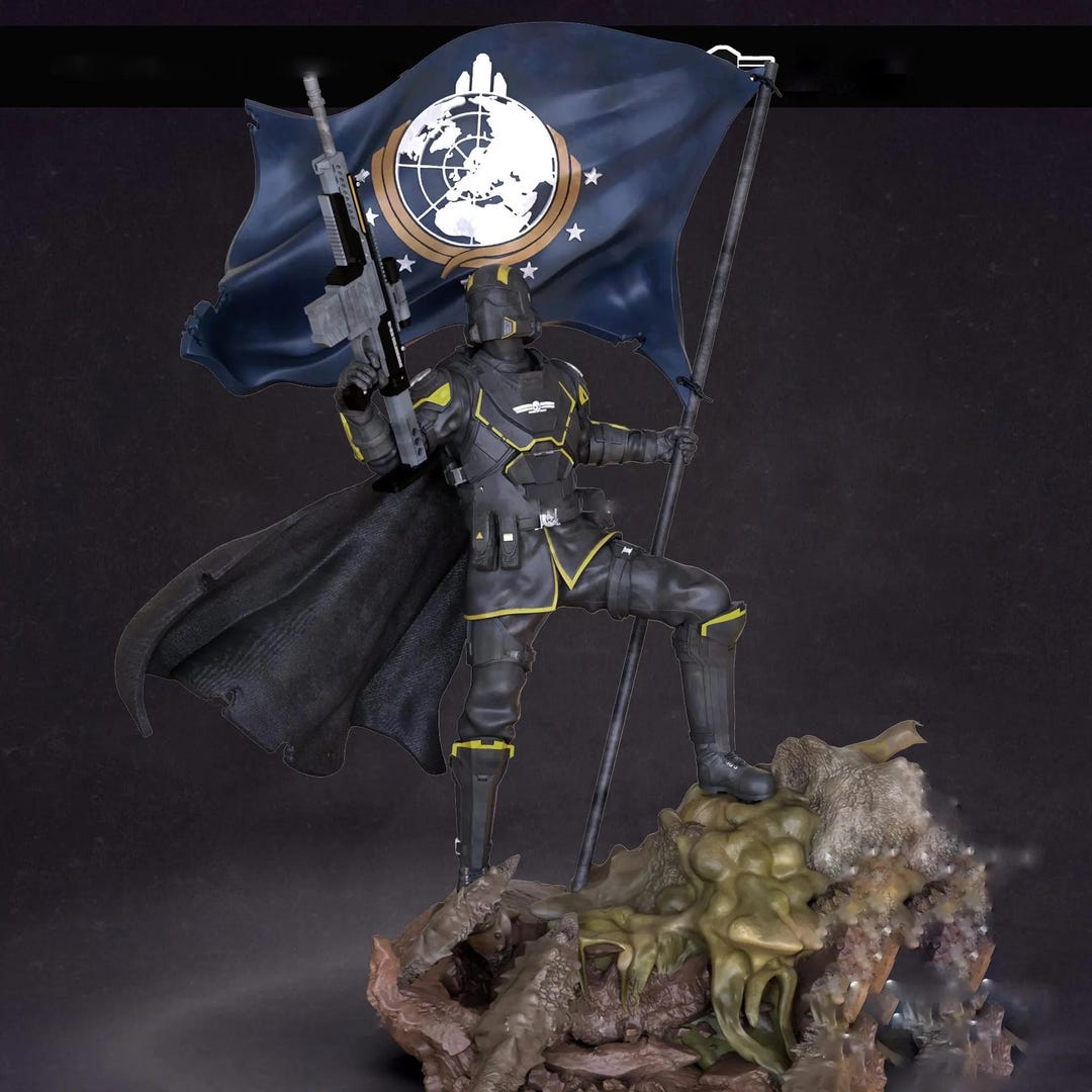 Helldivers STL 3D Model | High-detail Digital File for 3D Printing - Etsy