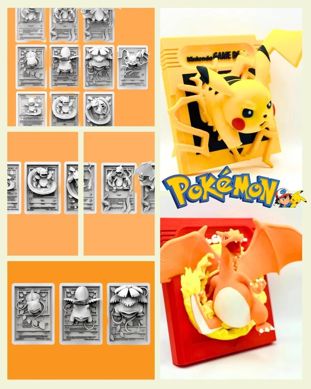 Pokemon STL File – High-quality 3D Model for 3D Printing | Digital ...