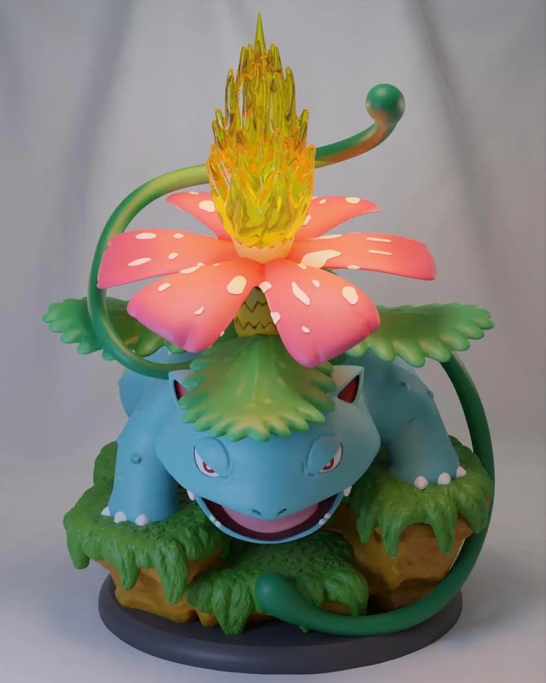 Bulbasaur Figurine STL File | 3D Printing Model (digital File) - Etsy