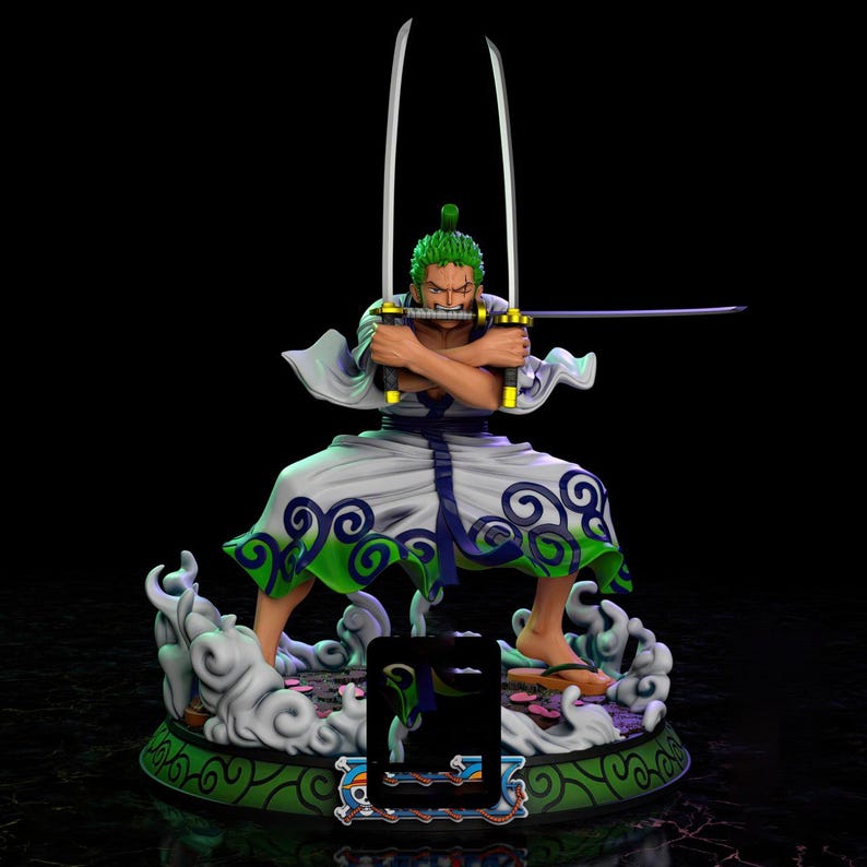 Roronoa Zoro 3D STL Files for 3D Printing | One Piece High Quality STL ...