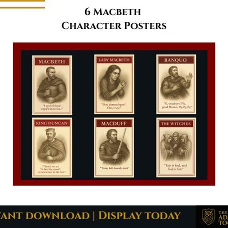 Macbeth Poster - Etsy