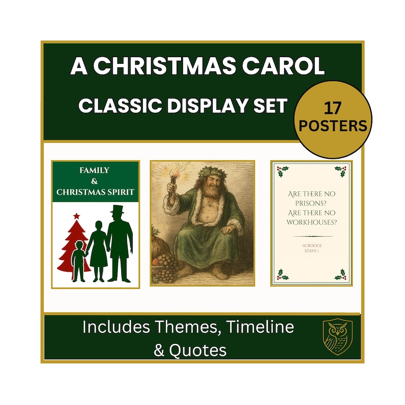 A Christmas Carol Posters, GCSE English Literature Classroom Display ...