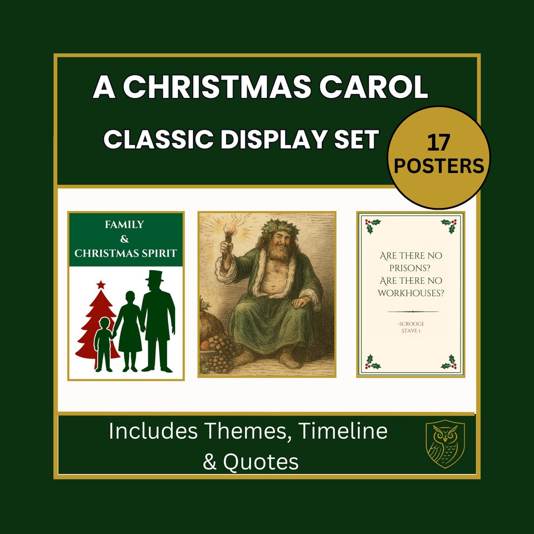 A Christmas Carol Posters, GCSE English Literature Classroom Display ...