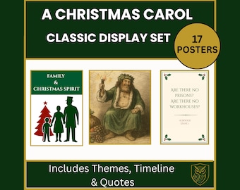 A Christmas Carol Classroom Display - Etsy UK