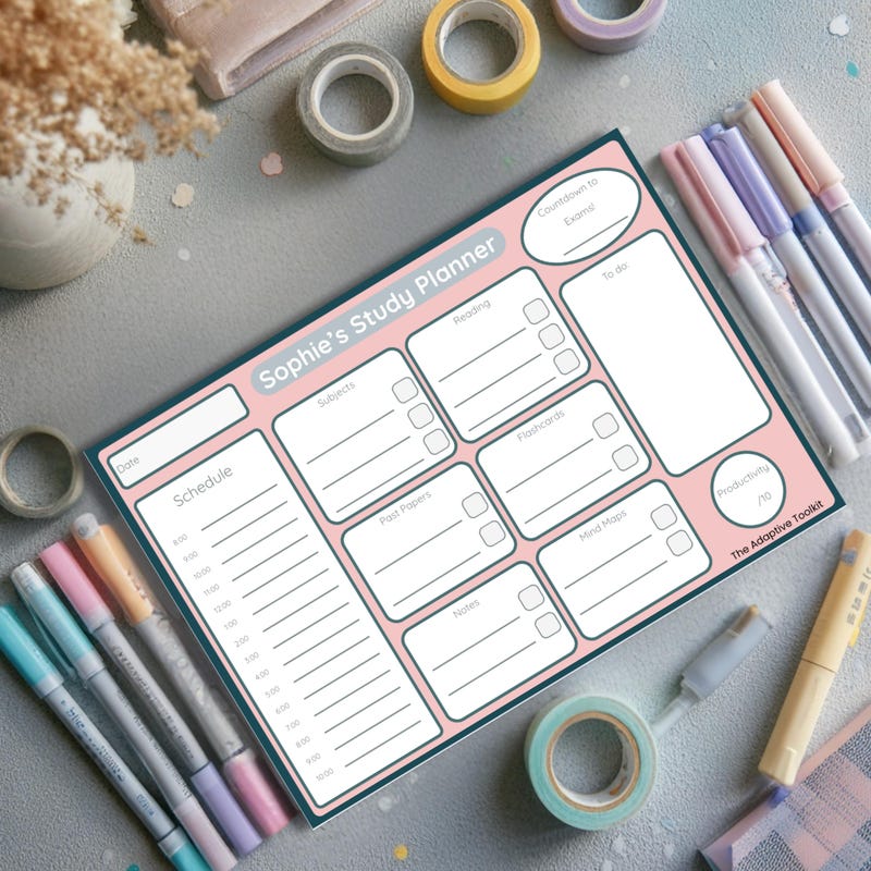 Personalised Revision - Etsy UK