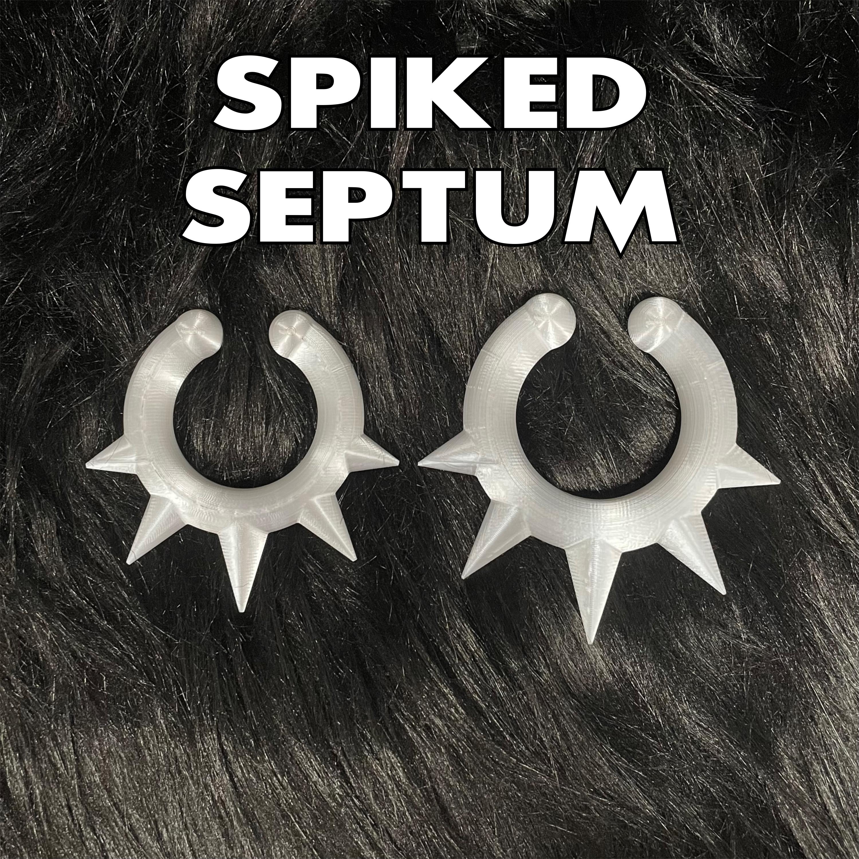 Spiked Fursuit Septum Piercing [2 Sizes!] - Etsy