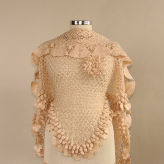 Wedding Shawl Blush Crochet Shawl Wrap Bridal Wrap Bridal - Etsy