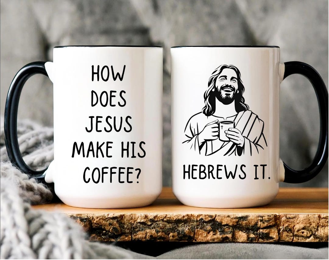 Funny Christian Mug, Funny Jesus Mug, Funny Catholic Gift for Men Women ...