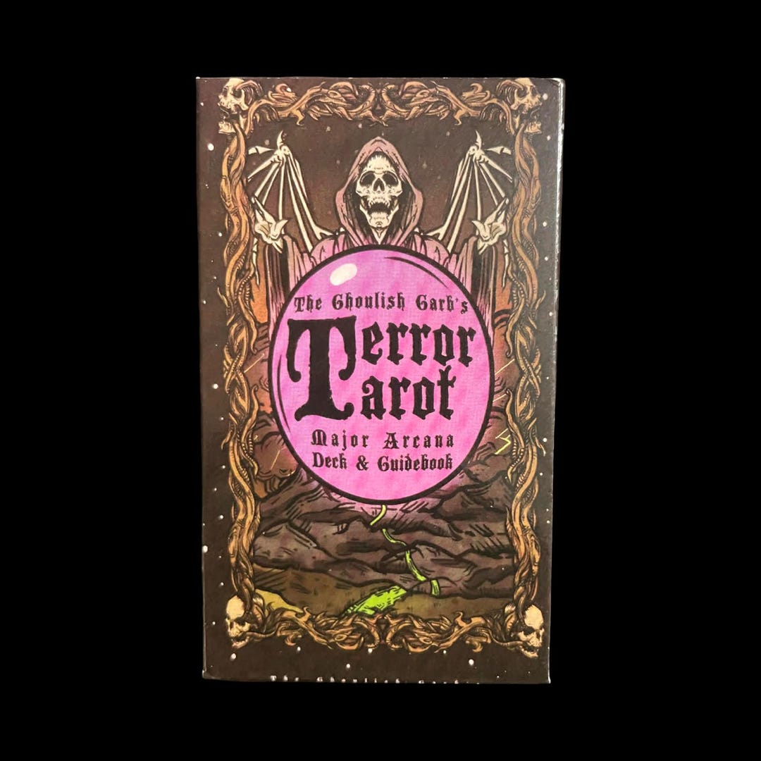 The Ghoulish Garbs Terror Tarot – 23 Card Major Arcana Horror Deck for ...