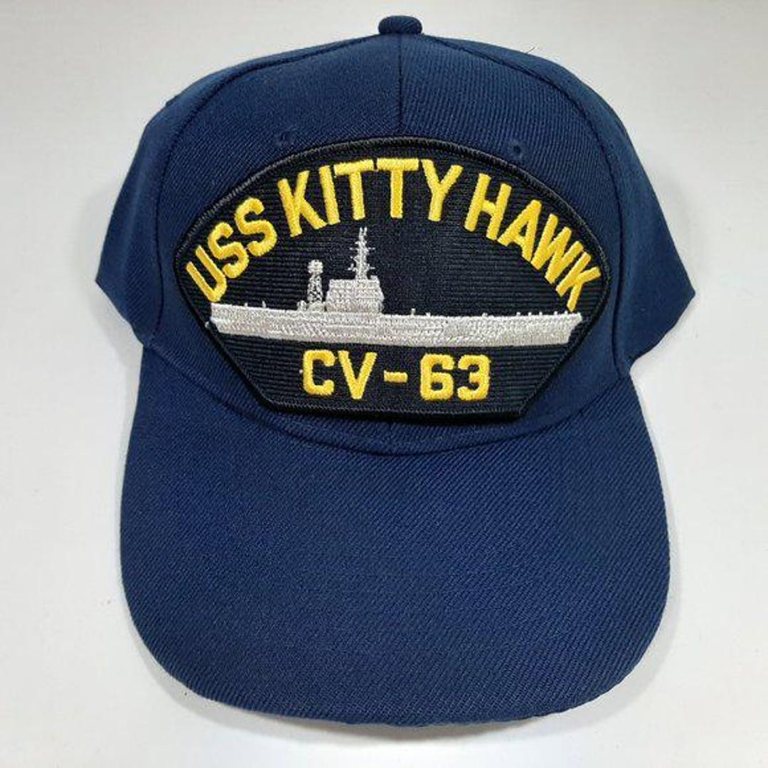 U.S. Navy USS Kitty Hawk CV-63 Men's Patch Cap Hat - Etsy