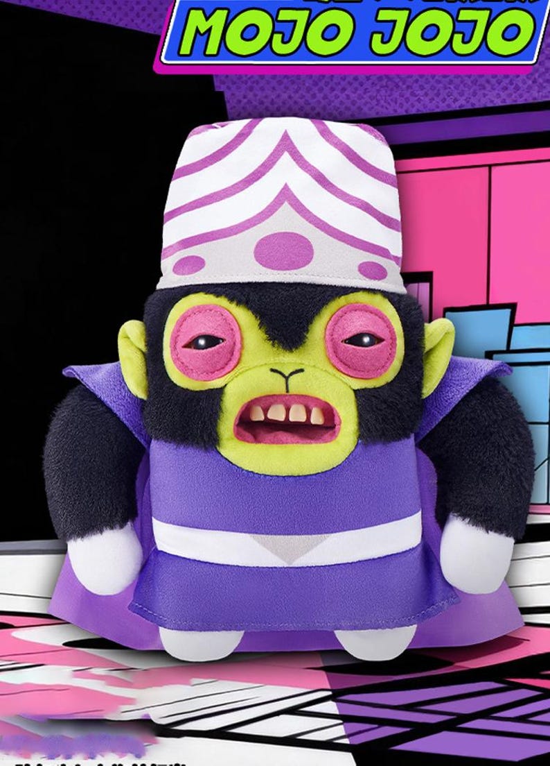 Fuggler X Powerpuff Girls Plush Toy | Funny Ugly Monster Doll | Blossom ...
