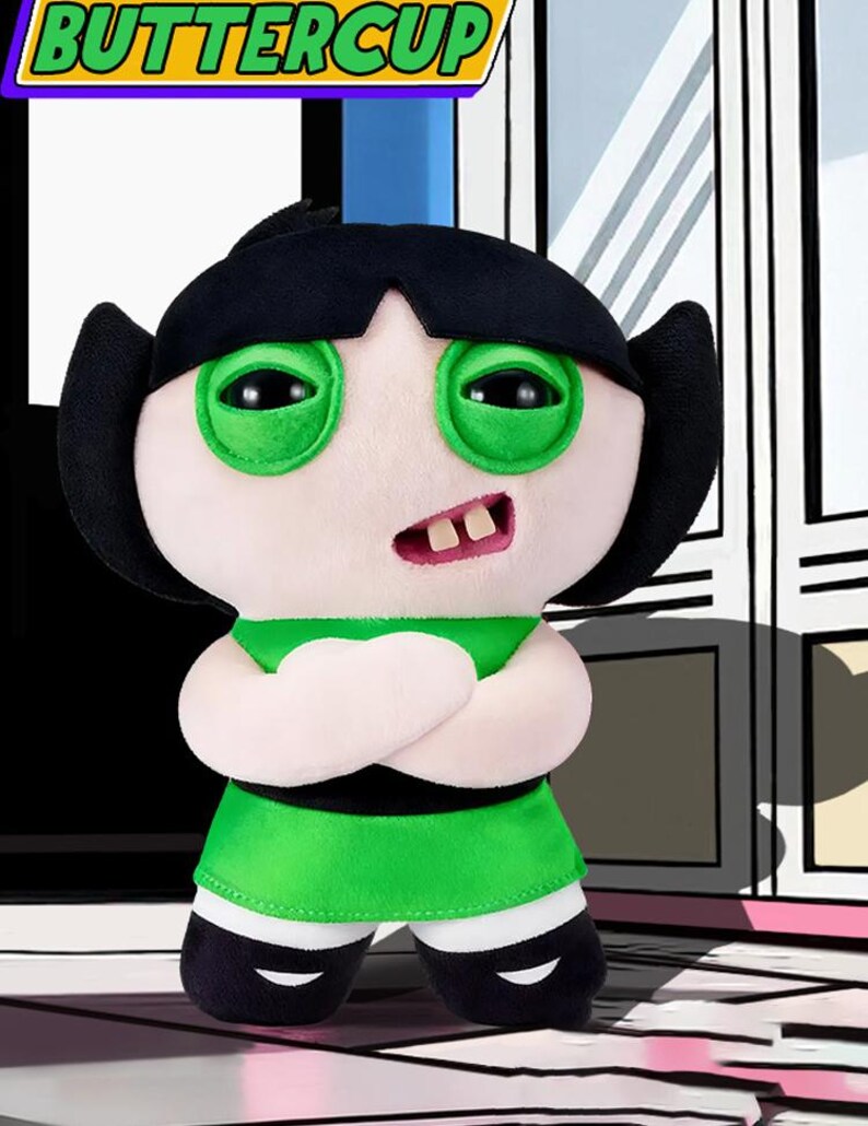 Fuggler X Powerpuff Girls Plush Toy | Funny Ugly Monster Doll | Blossom ...