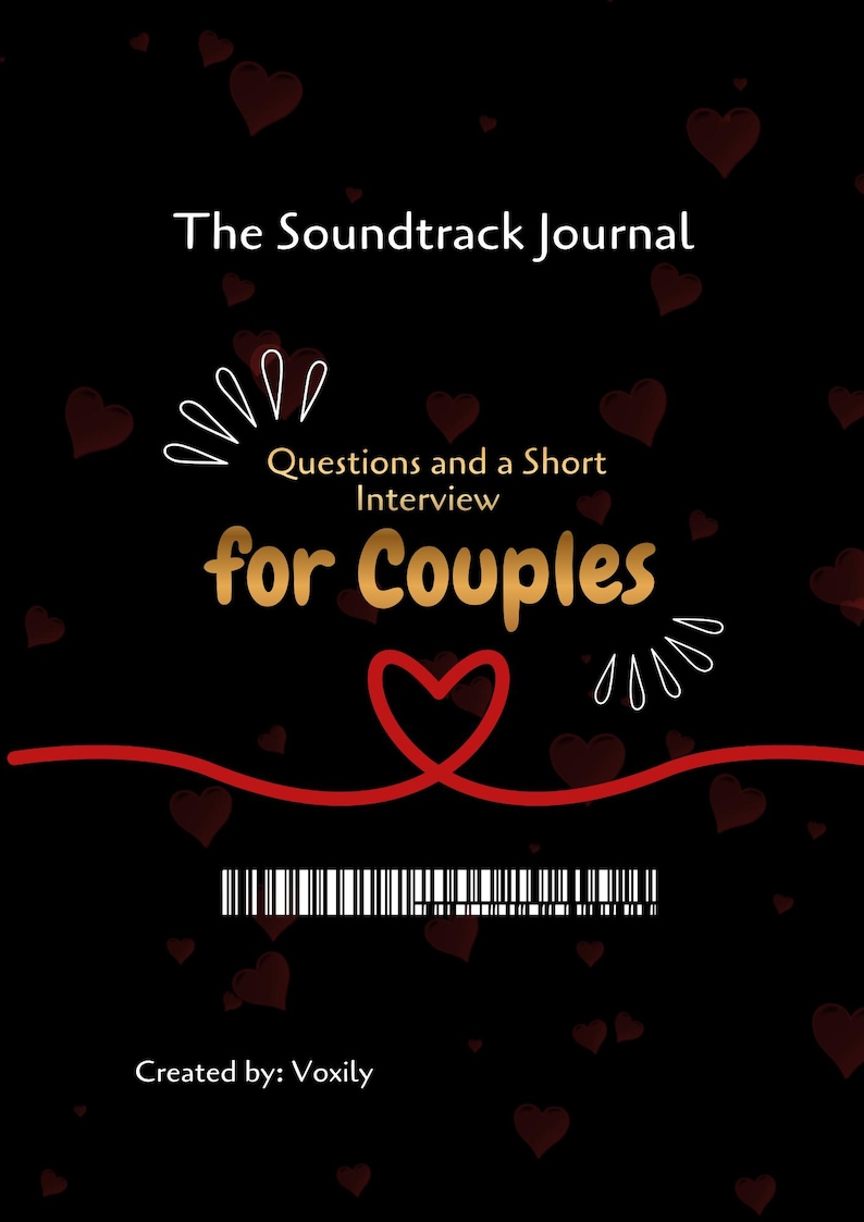 Couples Memory Journal With QR Codes – Black & Gold Edition" - Etsy