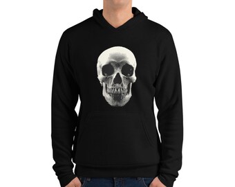 Skull hoodie | Etsy