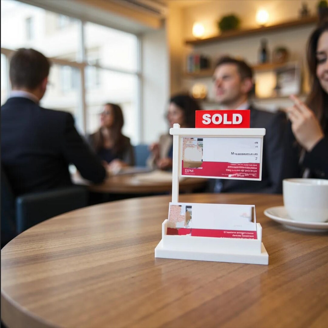 Larger Specialized 3D Printed Business Card Holder - Multi-color ...