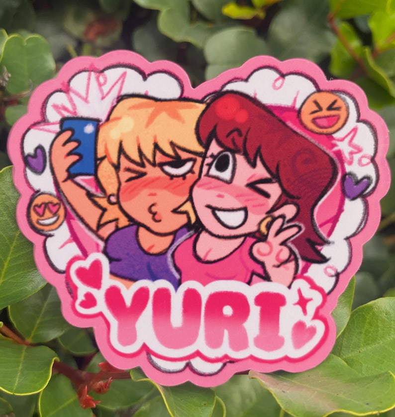 Yuri Time Stickers | Pack One - Etsy