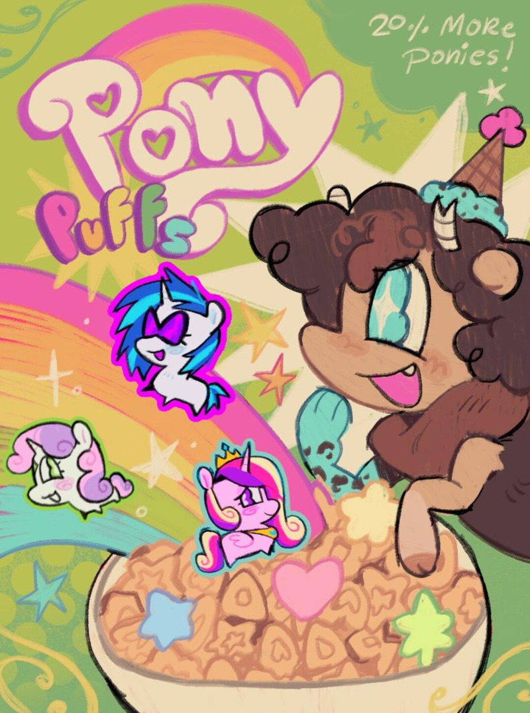 MLP Pony Puffs Sticker Packs - Etsy