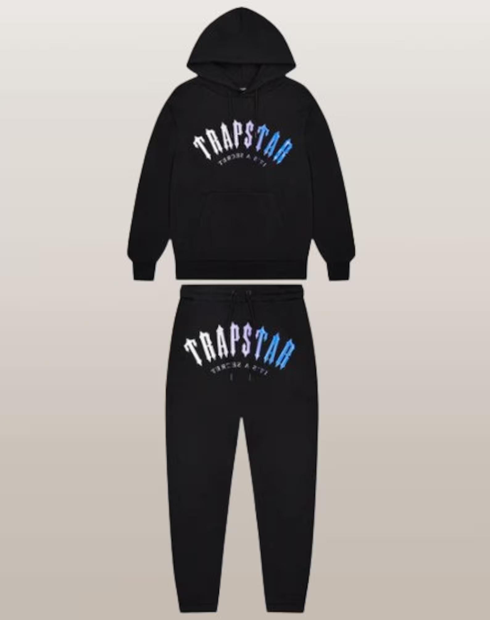 Trapstar Inspired Streetwear Tracksuit Black Grey | Urban Fashion ...