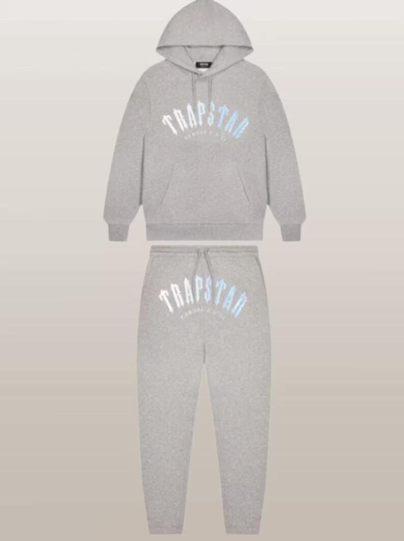 Trapstar Inspired Streetwear Tracksuit Black Grey | Urban Fashion ...