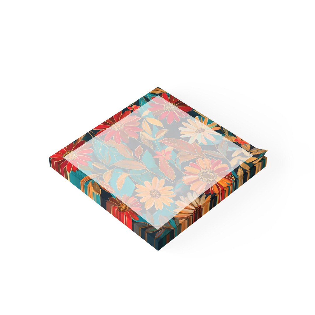 Bright Floral Post-it Notes 3x3 | Custom Sticky Note Pad for Teachers ...