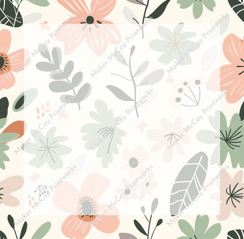 Floral Post-it Notes 3x3 | Soft Pastel Botanical Sticky Notes | Cute ...