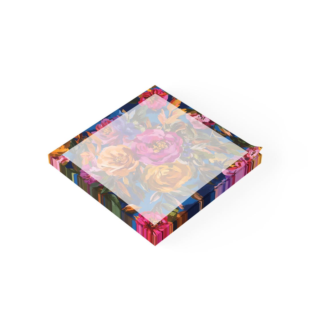 Vibrant Floral Post-it Notes, 3x3 Custom Sticky Notes for Teachers ...