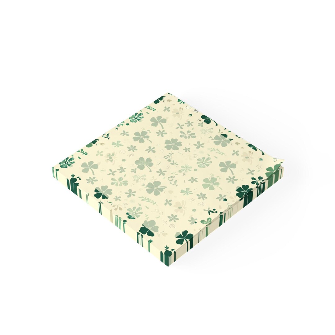 St Patrick’s Day Post-it Notes 3x3 | Shamrock Clover Sticky Notes ...