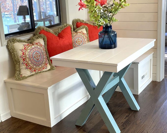 Corner Bench Plan, Kitchen Banquette, Booth and Benches, Breakfast Nook ...