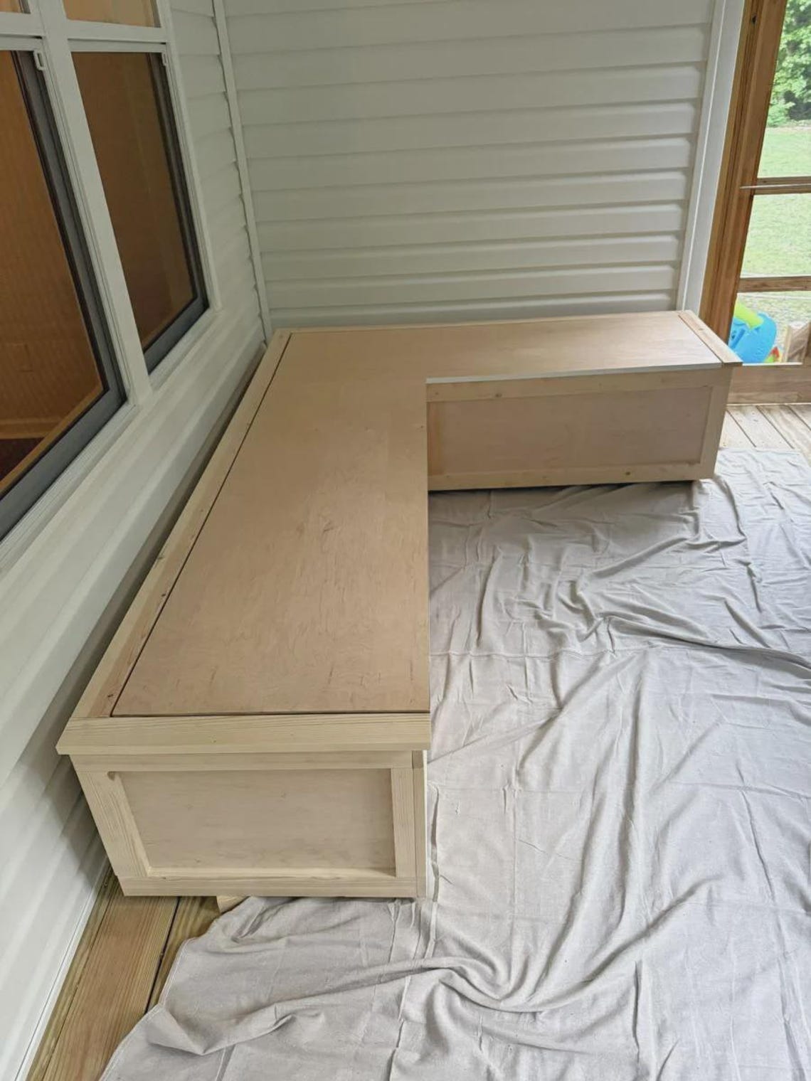 Corner Bench DIY Plan: Kitchen Banquette Seating (PDF) - Etsy