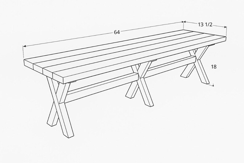 DIY Outdoor Table Benches Plans | Patio Set Woodworking PDF | Outdoor ...