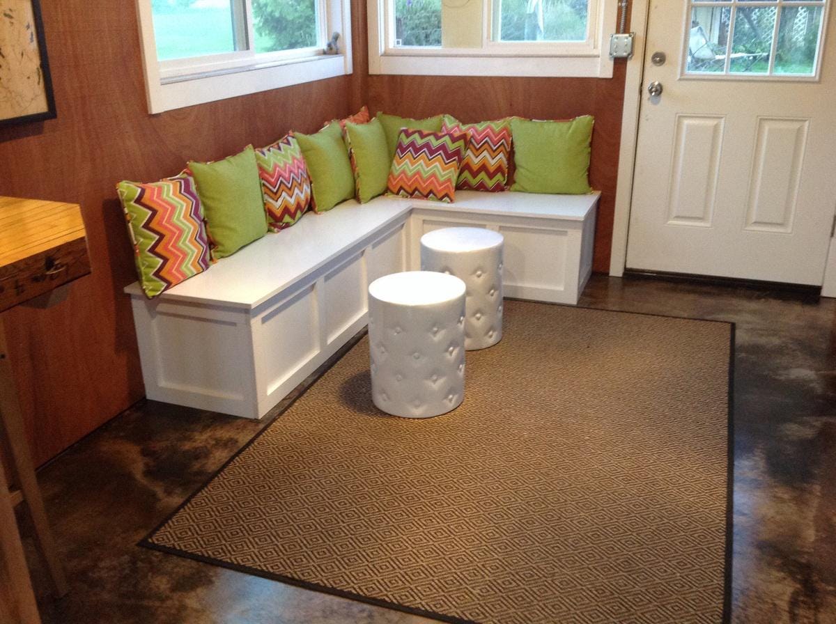 Corner Bench DIY Plan: Kitchen Banquette Seating (PDF) - Etsy