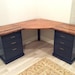 L-shaped Corner Desk Build Plans: DIY Office Furniture (printable PDF ...