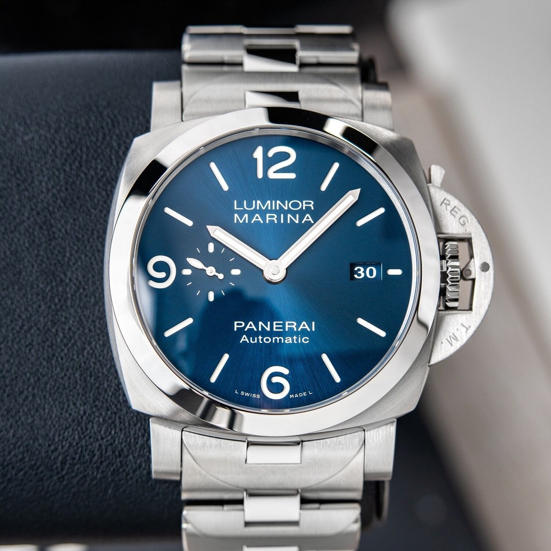 Panerai Luminor Marina Specchio Blue Dial 44mm PAM01316 - Etsy