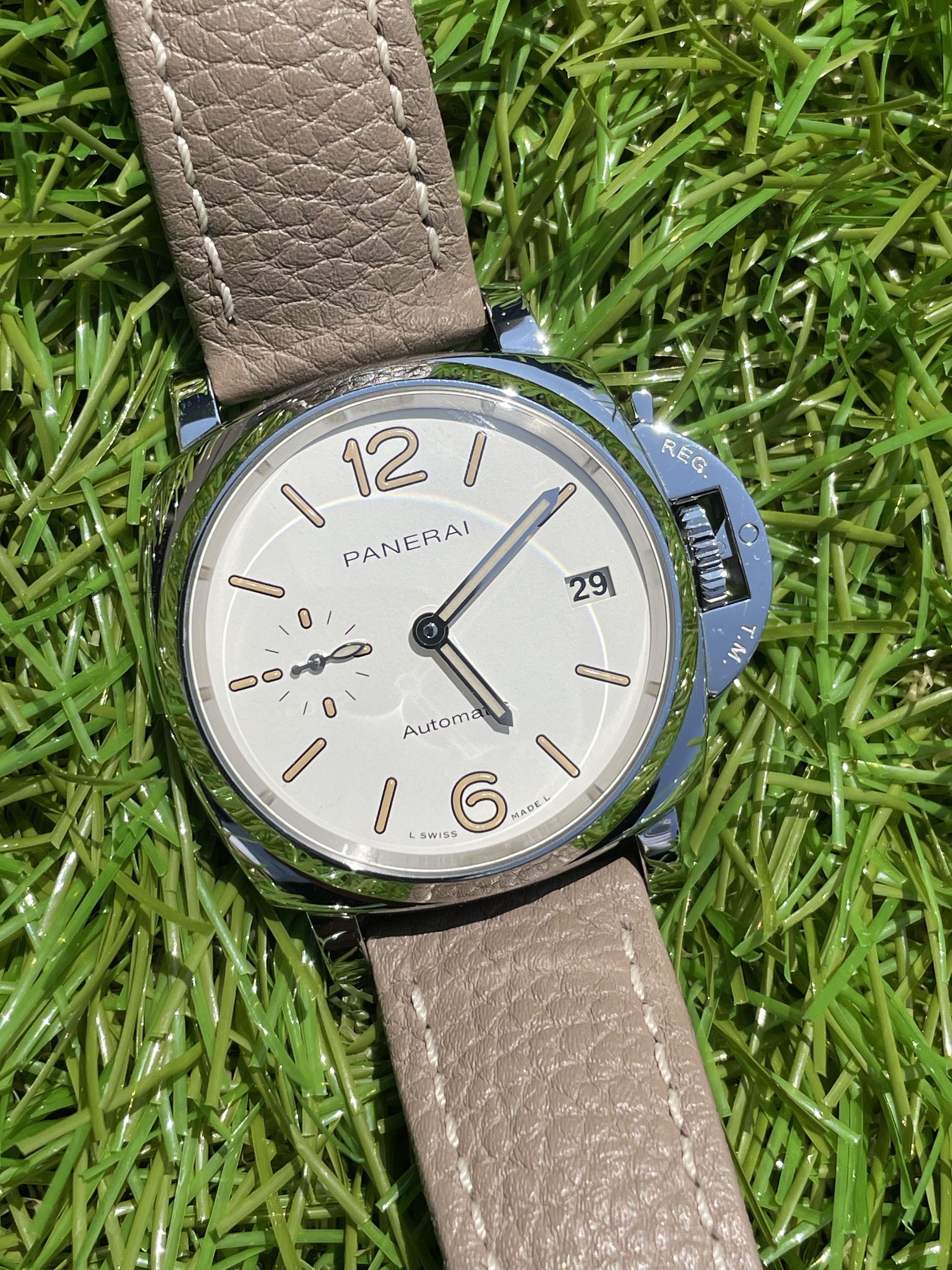 Panerai Luminor Due 38mm White Dial PAM01043 - Etsy