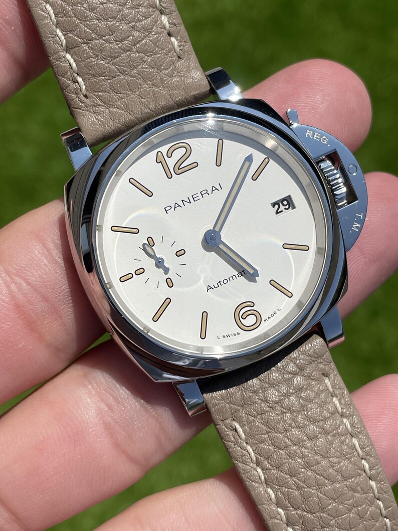 Panerai Luminor Due 38mm White Dial PAM01043 - Etsy