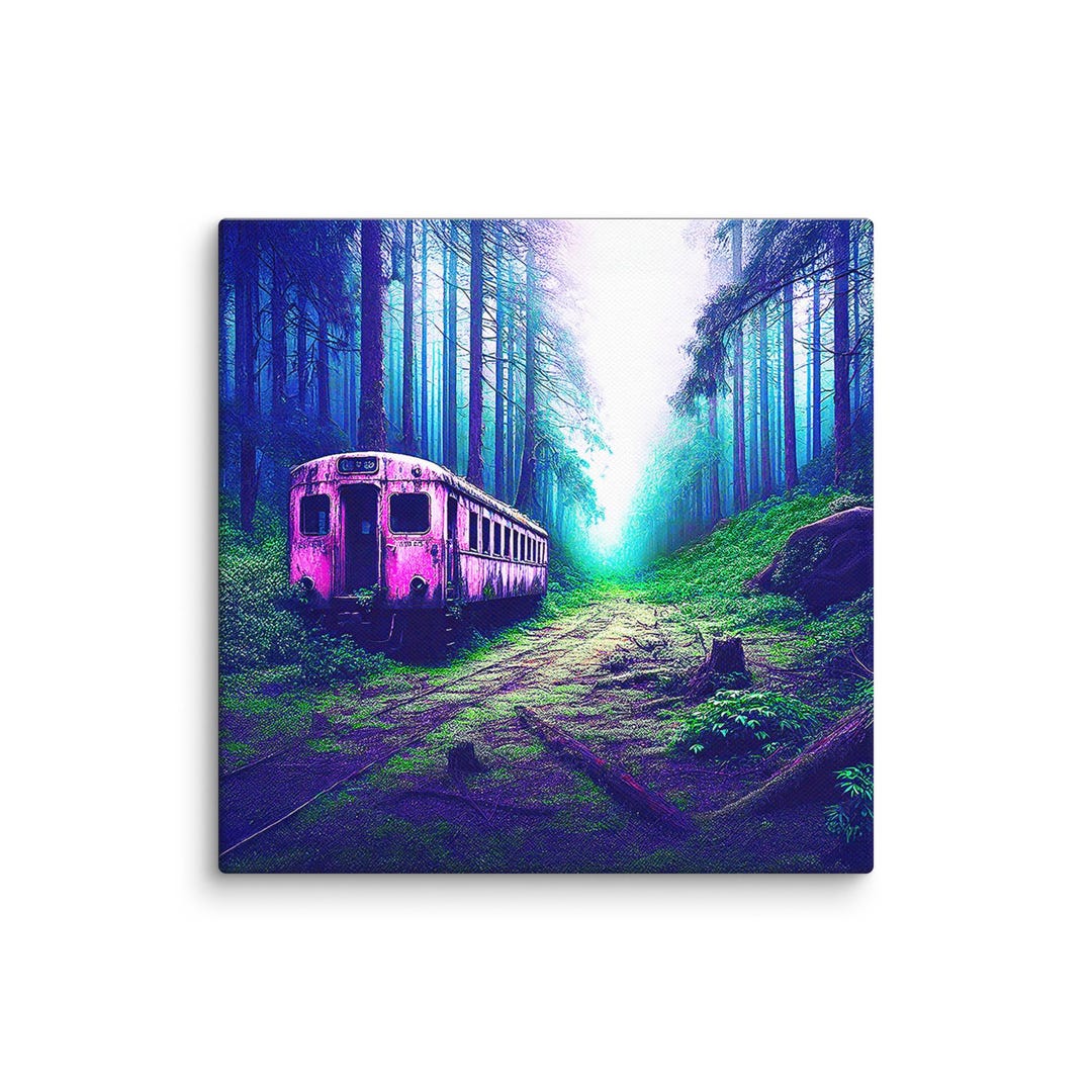End of the Line – Abandoned Train in Dreamlike Forest | Liminal Space ...