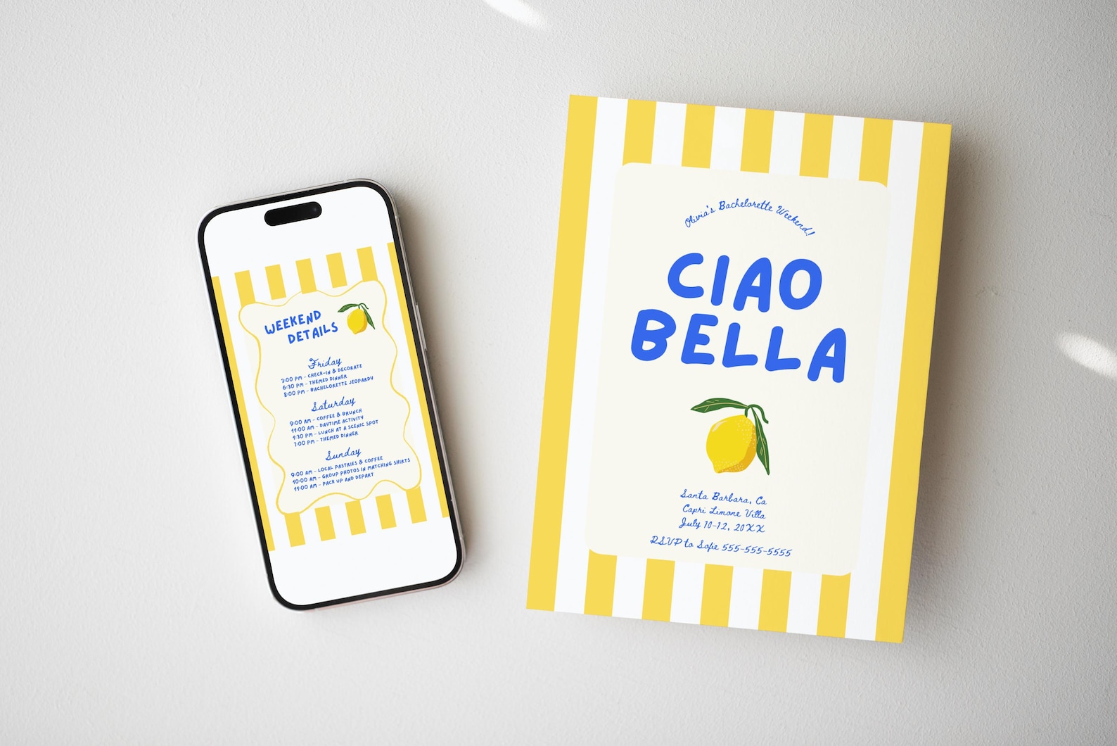 Ciao Bella Bach Main Squeeze Bridal Lemon Bridal Shower Italian ...
