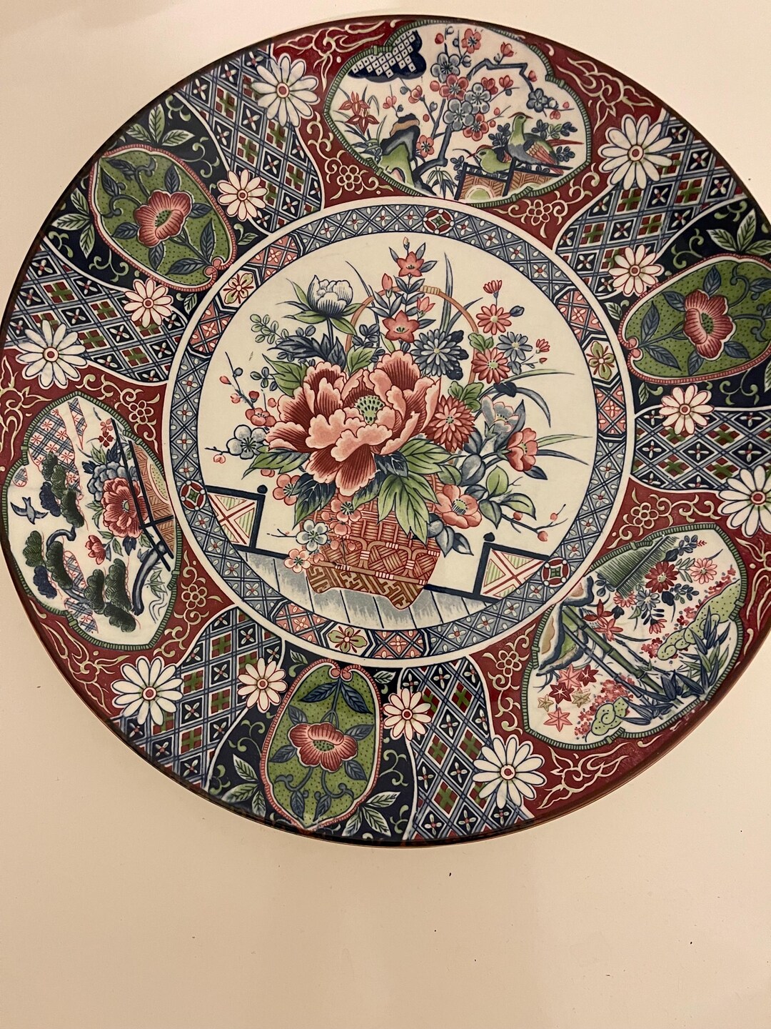 Tajimi Japanese Collectible Plate - Etsy